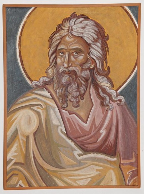 Decani, Prorok Isaija, detalj, kopija freske