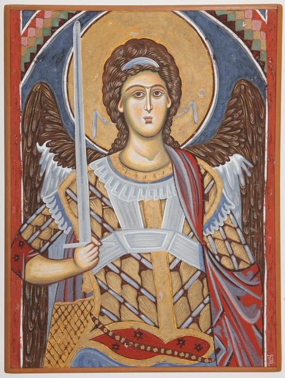 Manastir Resava, Arhandjel Mihailo, detalj, kopija freske