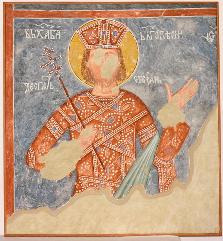 Manastir Koporin, Despot Stefan Lazarevic, kopija freske