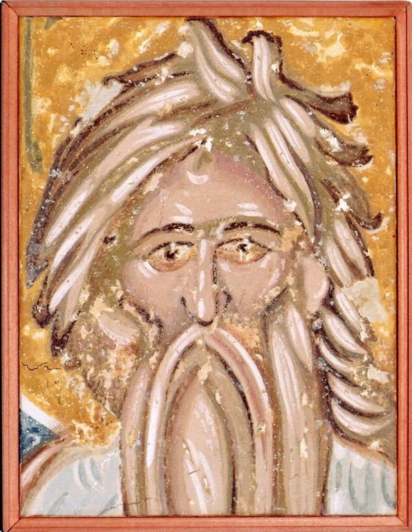 Manastir Koporin, Sveti Makarije Rimski, detalj, kopija freske