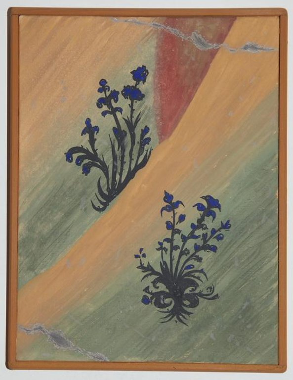 Bogorodica Ljeviska, Strasni sud, detalj- Rajsko cvece,kopija freske