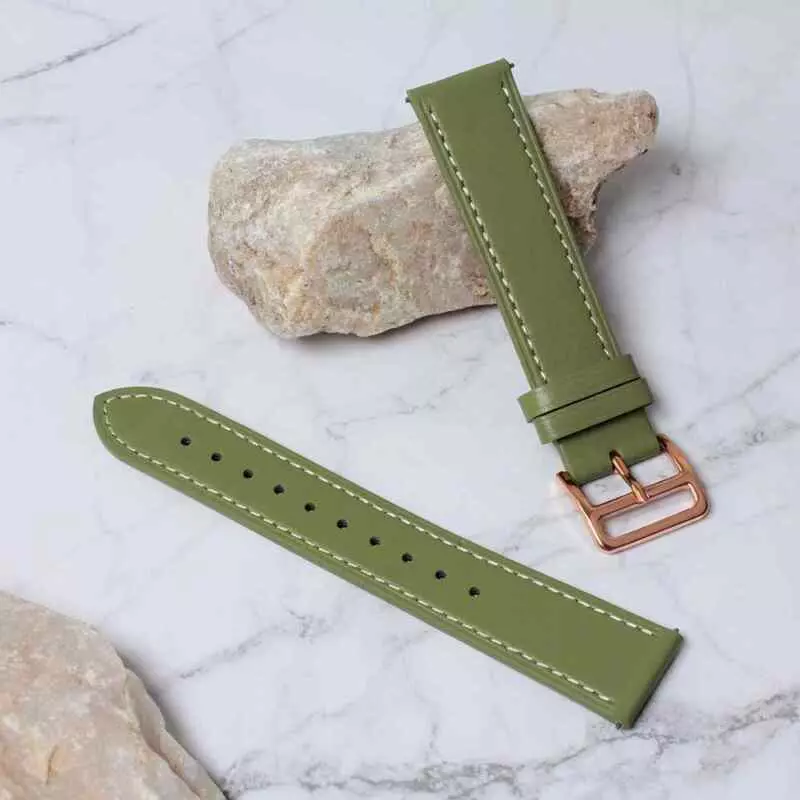 Narukvica kozna klasik za smart watch Samsung 4,5 20mm zelena