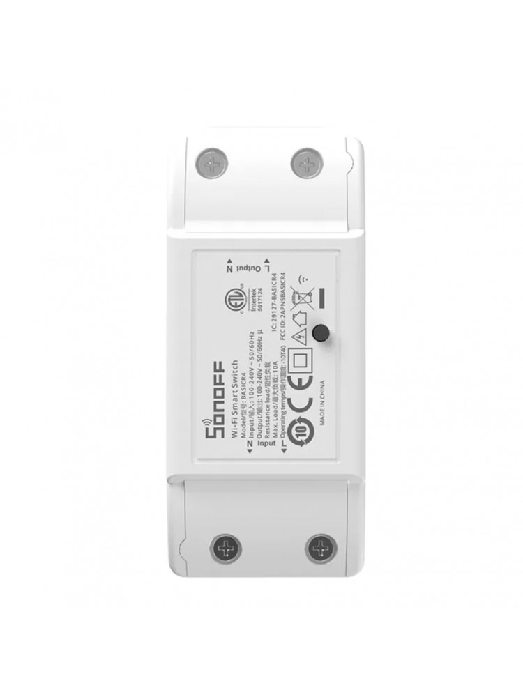 SONOFF BASIC R4 smart-home prekidač 2300W, WiFi 2.4GHz kontrola, timer i smart scenarija, Magic mod, besplatna eWeLink Android i iOS app, Amazon Alexa / Google Assistant & Nest / IFTTT
