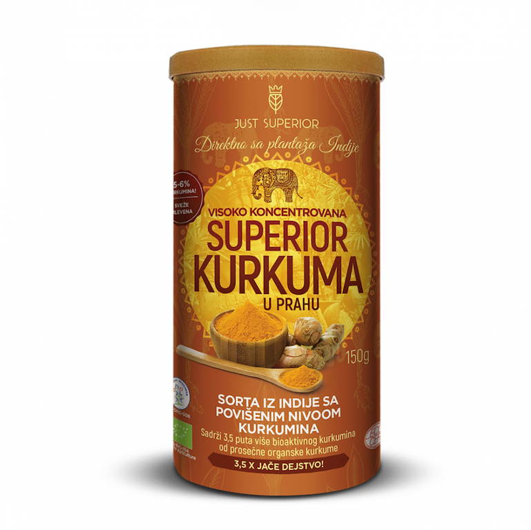 Organska Kurkuma u prahu (5-6% kurkumina) 150g