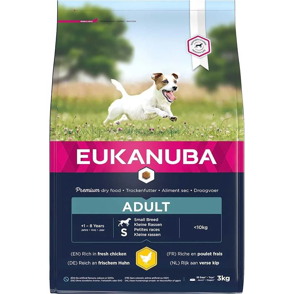 Eukanuba hrana za pse Adult Small Breed Chicken 18kg