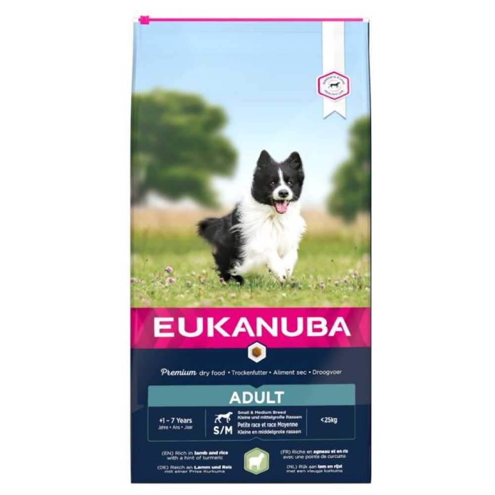 Eukanuba hrana za pse Adult Small&Medium Breed Lamb&Rice 2.5kg