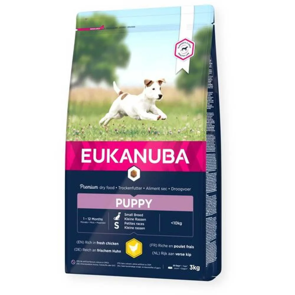 Eukanuba hrana za pse Puppy Small Breeds Chicken 18kg