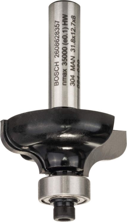 Bosch profilno glodalo G 8 mm, R1 4,8 mm, D 31,8 mm, L 12,4 mm, G 54 mm - 2608628357