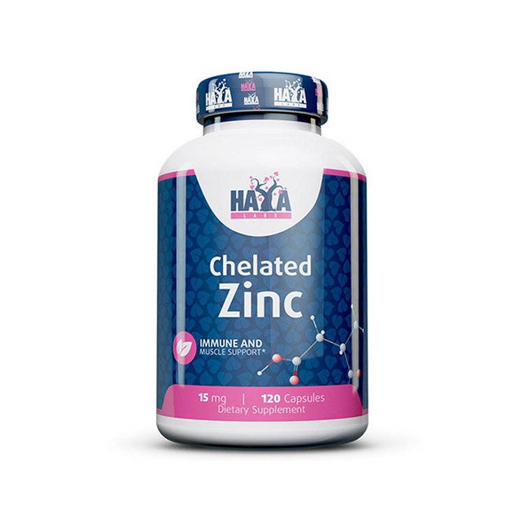 Chelated Zinc15 mg (Cink helirani) – 120 kapsula