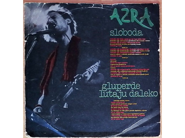 EP AZRA - Sloboda / E pa što / Gluperde (1982) VG/VG-