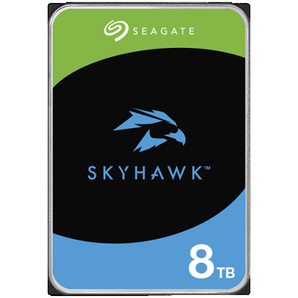 SEAGATE HDD SkyHawk Surveillance (3.58TBSATA 6Gbsrpm 5400) ( ST8000VX010 )