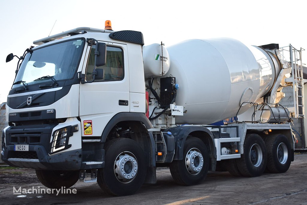 Stetter na šasiji Volvo FMX 410 kamion s mešalicom za beton