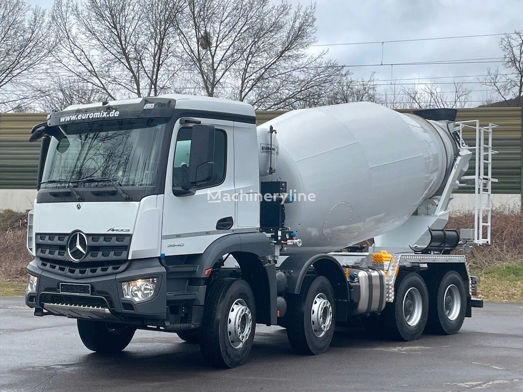 Novi Euromix MTP na šasiji Mercedes-Benz Arocs 5 3540 kamion s mešalicom za beton
