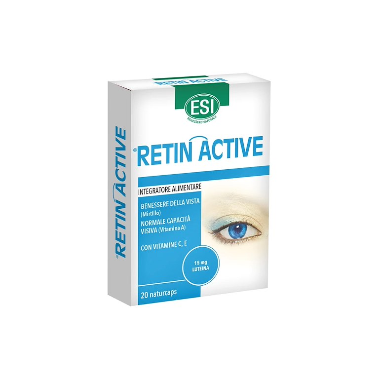 ESI RETIN ACTIVE 20 Kapsula za Očuvanje Zdravlja Očiju