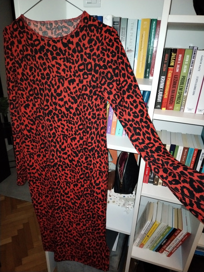 Zara leopard midi