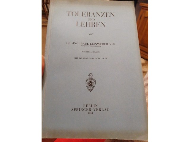 Ucenje o toleranciji p. Paul Leinweber 1943 god