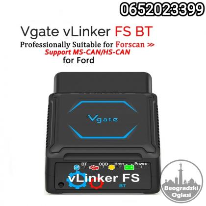 Vgate vLinker FS Bluetooth Ford Mazda FORScan HS MS CAN