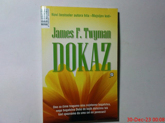 JAMES F. TWYMAN  -   DOKAZ   - RETKO