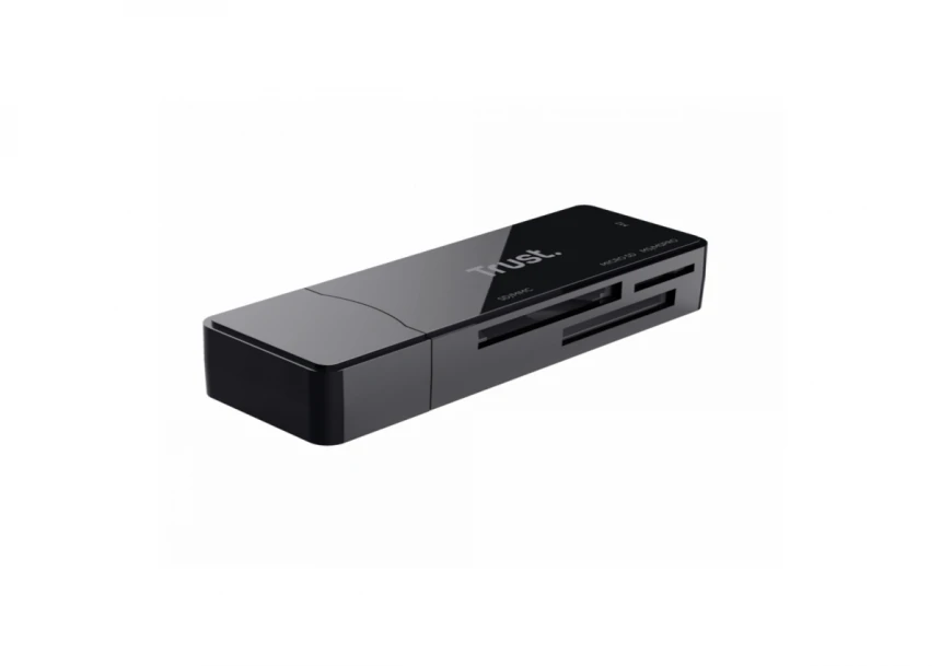 Čitač kartica TRUST NANGA USB3.1/M2,MS, Micro-SD,SD/crna