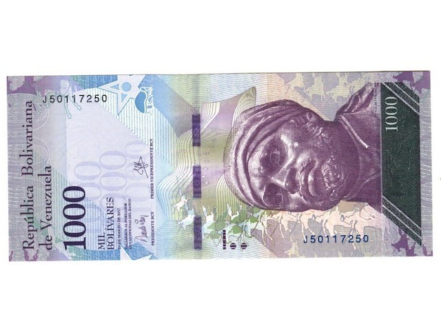 Venecuela 1000 bolivares 2017 UNC