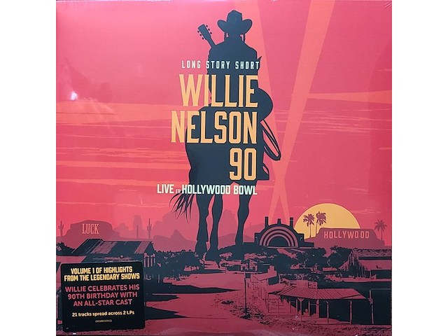 Various –Willie Nelson 90:Live at Hollyeood Bowl2023/LP