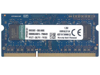 Kingston 4 4GB/SODIMM/DDR3/1600MHz/crna memorija ( KVR16LS11/4. )