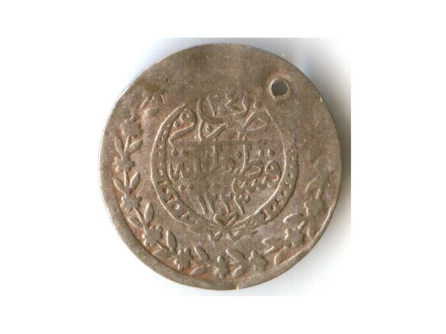 Turska 20 para Mahmud II 1223/24 srebro Konstantiniyye