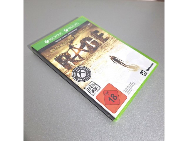 Rage   Xbox One - Xbox 360  NOVA