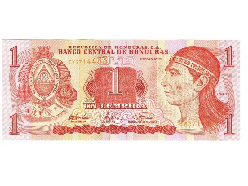 Honduras 1 lempira 2003 UNC