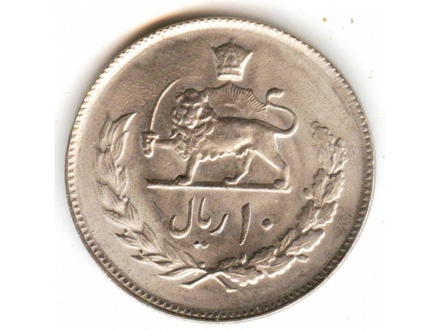 Iran 10 rials 1976 UNC