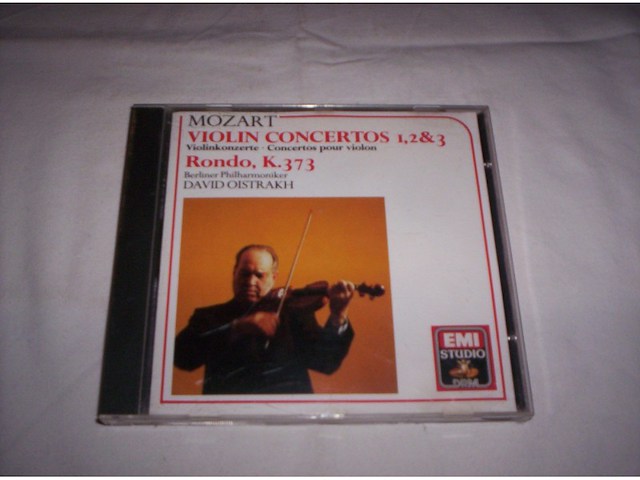 Mozart – Violin Concertos 1,2 &;; 3 / Rondo, K.373