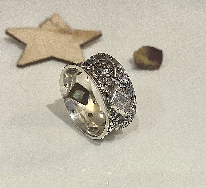 Srebrni prsten „Royal King“ P317