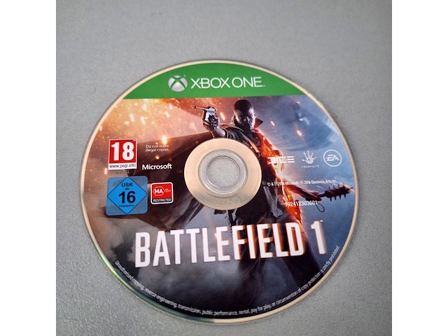 Battlefield 1   XBOX ONE samo disk