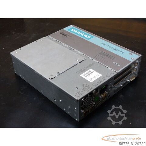 Siemens komponente
Siemens 6BK1000-0AE30-0AA0 Box PC 627-KSP EA X-MC SN:VPV7003348 , ohne Festplatte