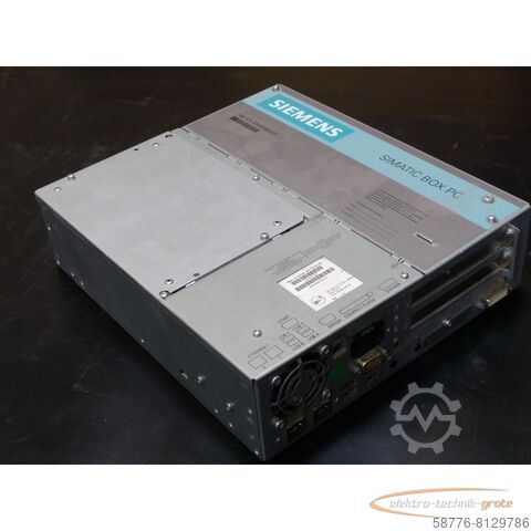 Siemens komponente
Siemens 6BK1000-0AE30-0AA0 Box PC 627-KSP EA X-MC SN:VPV8000779 , ohne Festplatte