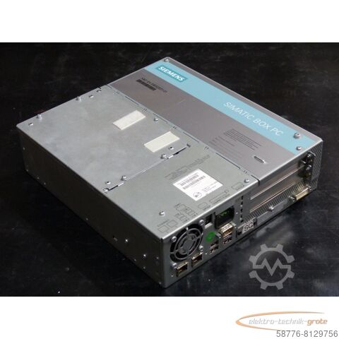 Siemens komponente
Siemens 6BK1000-0AE20-0AA0 Box PC 627-KSP EA X-CC SN:VPV8001967 , ohne Festplatte