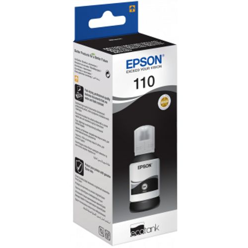 Epson C13T03P14A 110 EcoTank Pigment black ink bottle