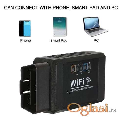 Dijagnostika za auto WiFi Bluetooth ELM327 OBD2