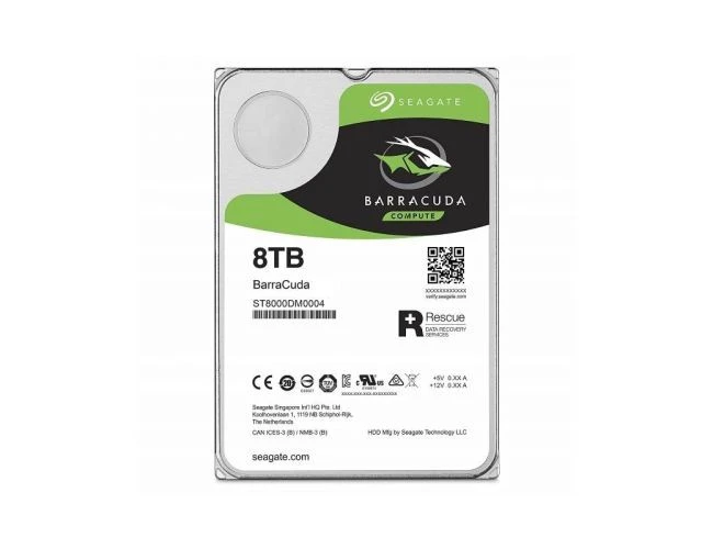 Seagate 8TB 3.5" SATA III Barracuda Guardian (ST8000DM004 ) hard disk