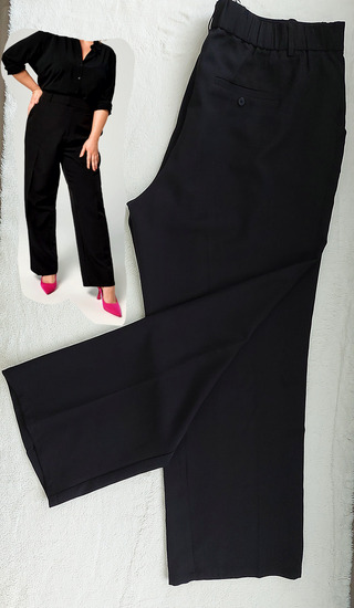 Elegantne pantalone na crtu- PLUS SIZE