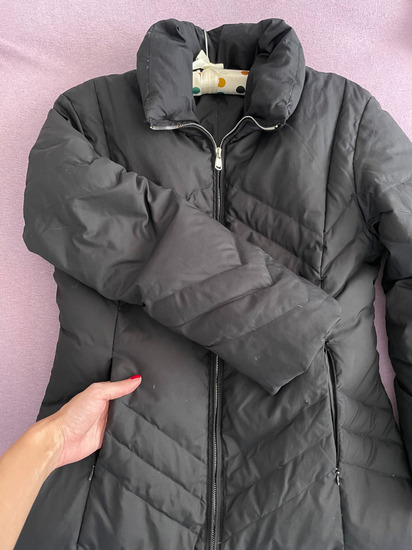 Topla dugacka zimska perjana jakna (S)