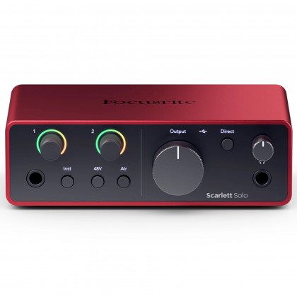 Music box
FOCUSRITE Scarlett SOLO 4th gen - Zvučna kartica