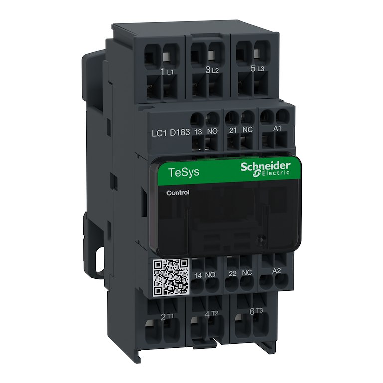 SE TeSys D kontaktor – 3P(3 NO) – AC-3 – <= 440 V 18 A - 110 V AC kalem