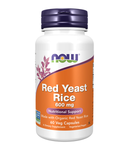 NOW Red Yeast Rice 600 mg
60 Veg. kapsula