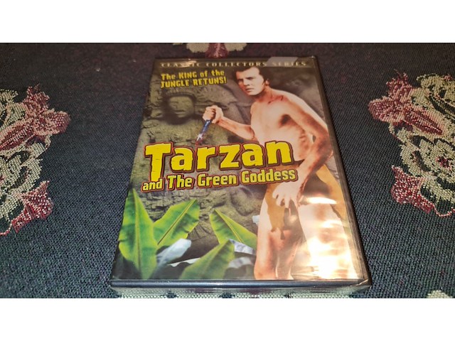 Tarzan and the green goddess DVD , U CELOFANU