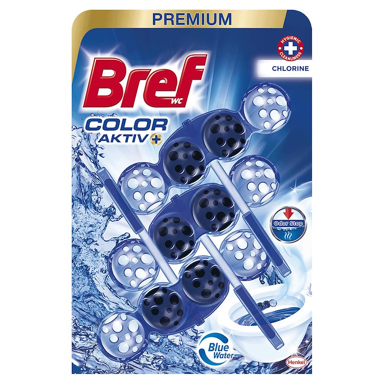 Bref wc osveživač chlorine 3x50g