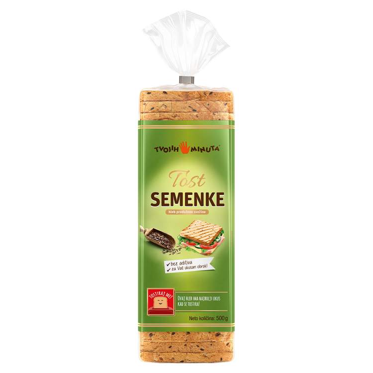 Naše zrno hleb tost semenke 500g