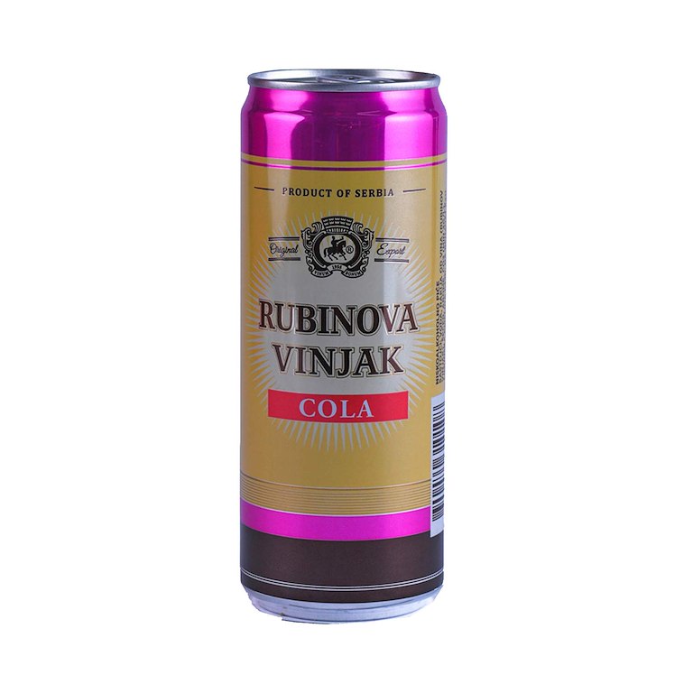 Rubin vinjak cola 4.9%alc limenka 0.33l