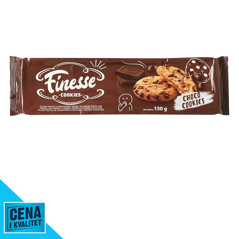 Finesse čoko kolačići 150g