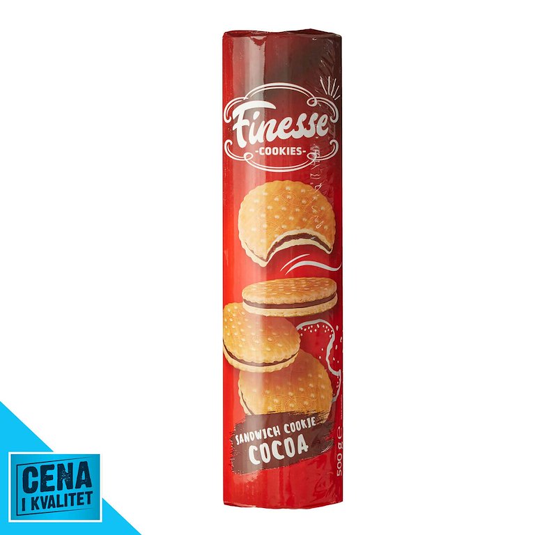 Finesse keks sendvič kakao 500g